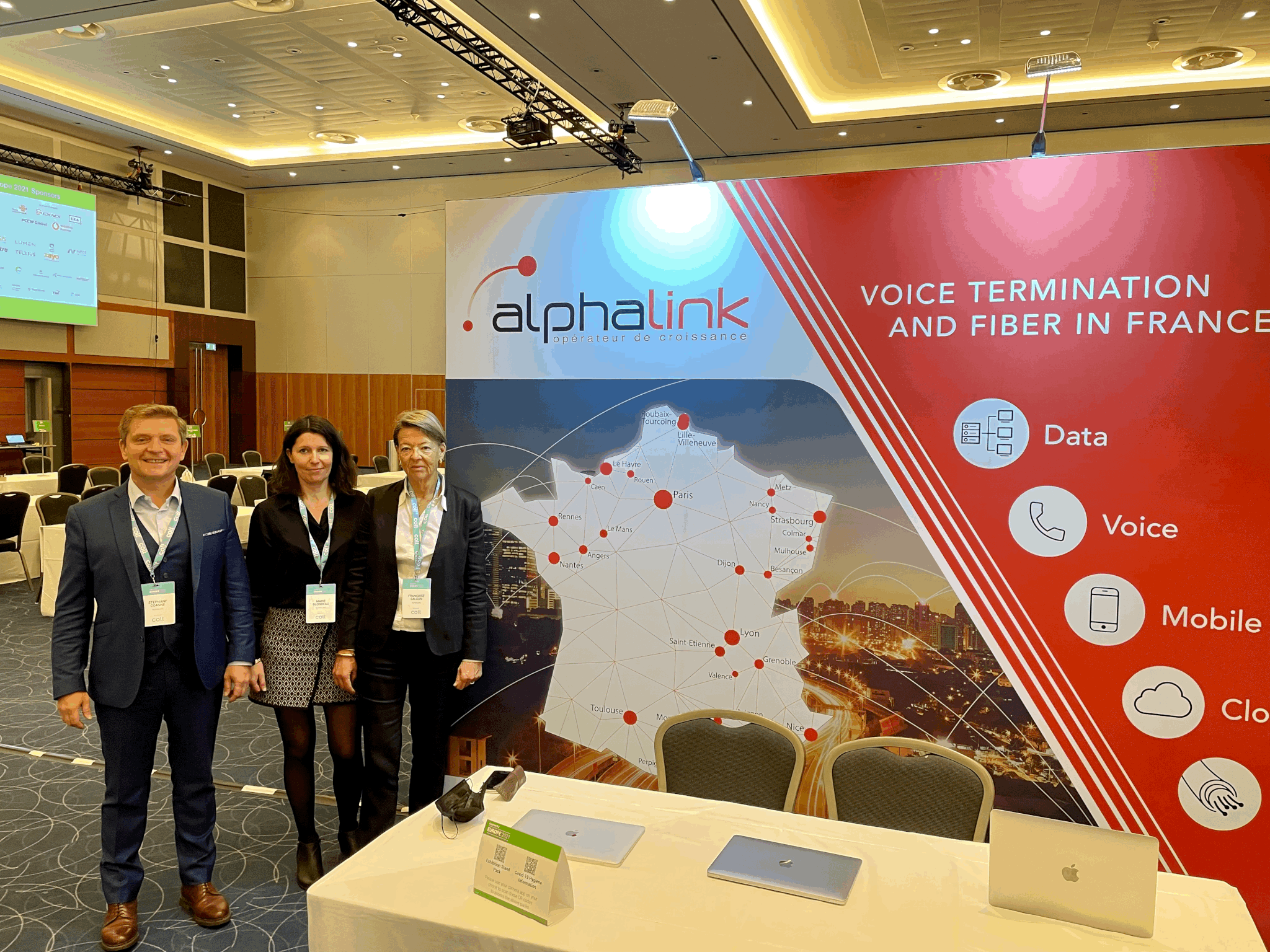 ALPHALINK, DIRECTION LONDRES POUR LE SALON CAPACITY EUROPE - Alphalink